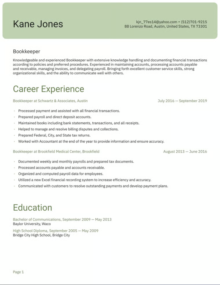 Zivvi - Create Professional Resumes in Minutes